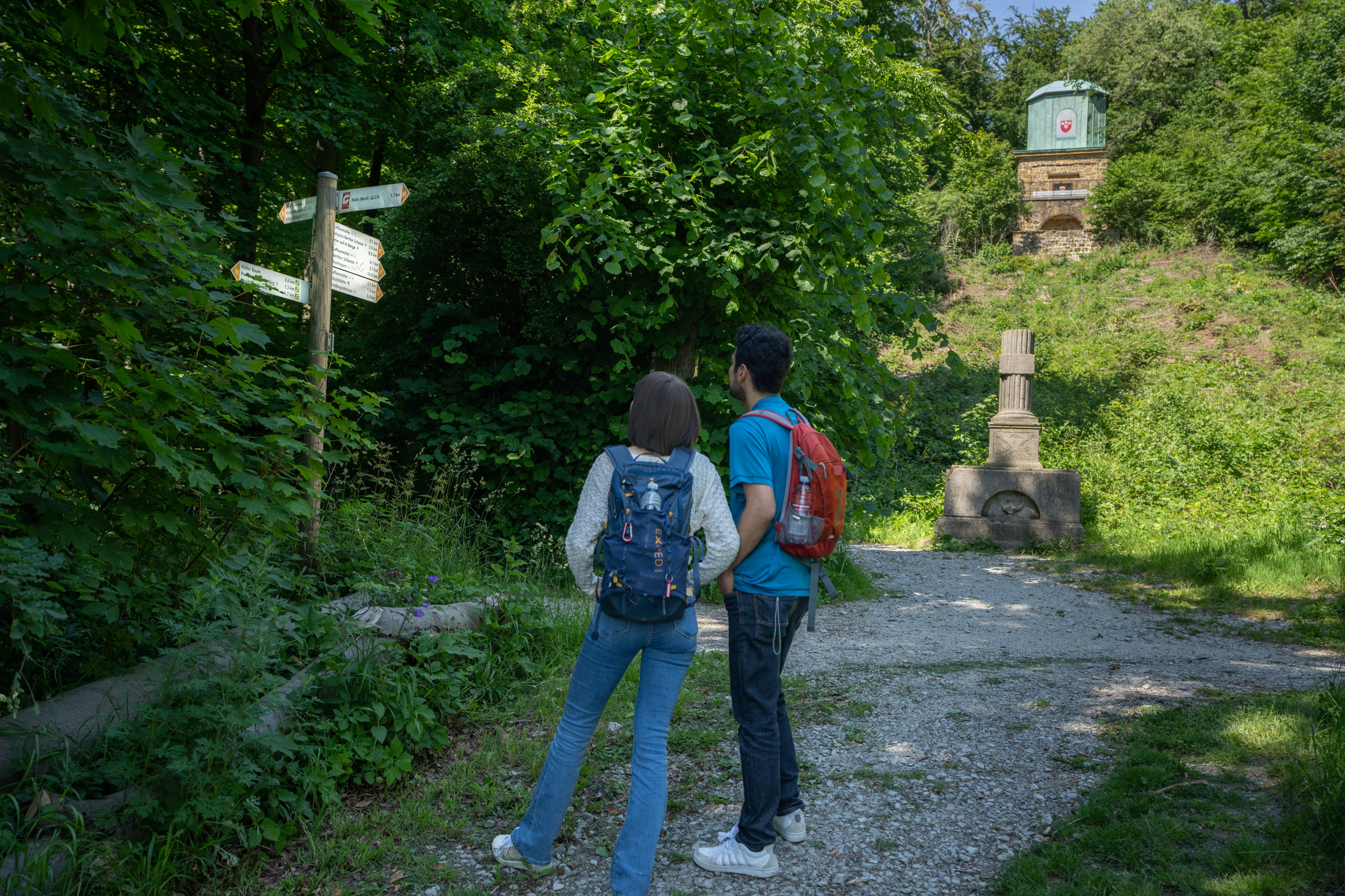 Hermannshöhen toegangsweg: Halle-Westfalen