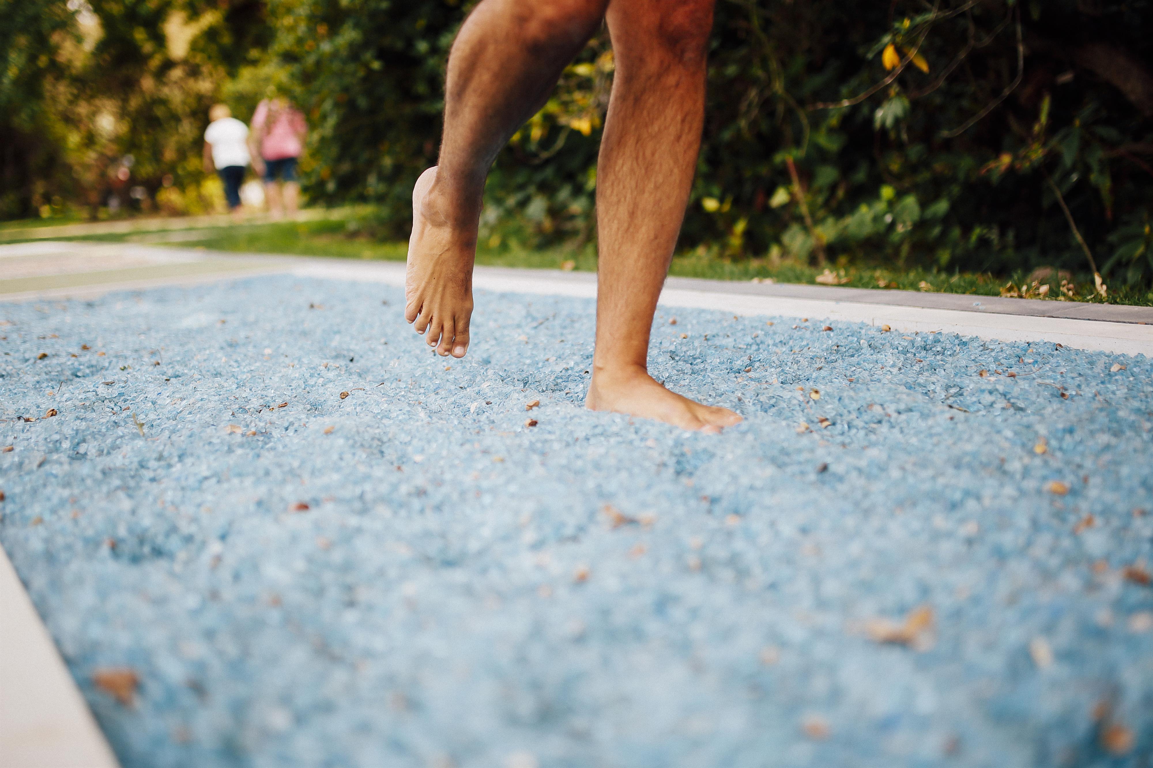 Barfußpfad-Erlebnisparcour im Kurpark