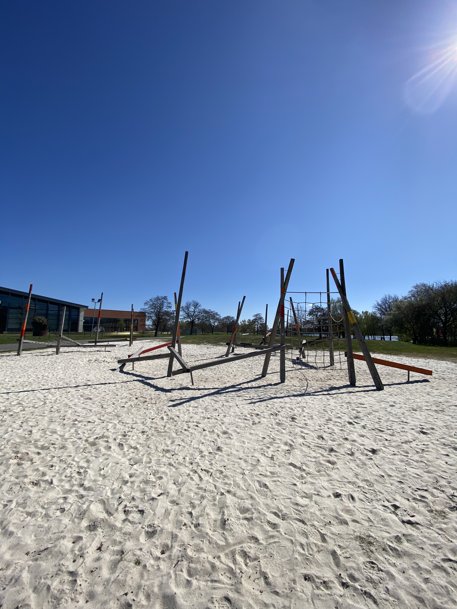 Sand playground at the Allersee