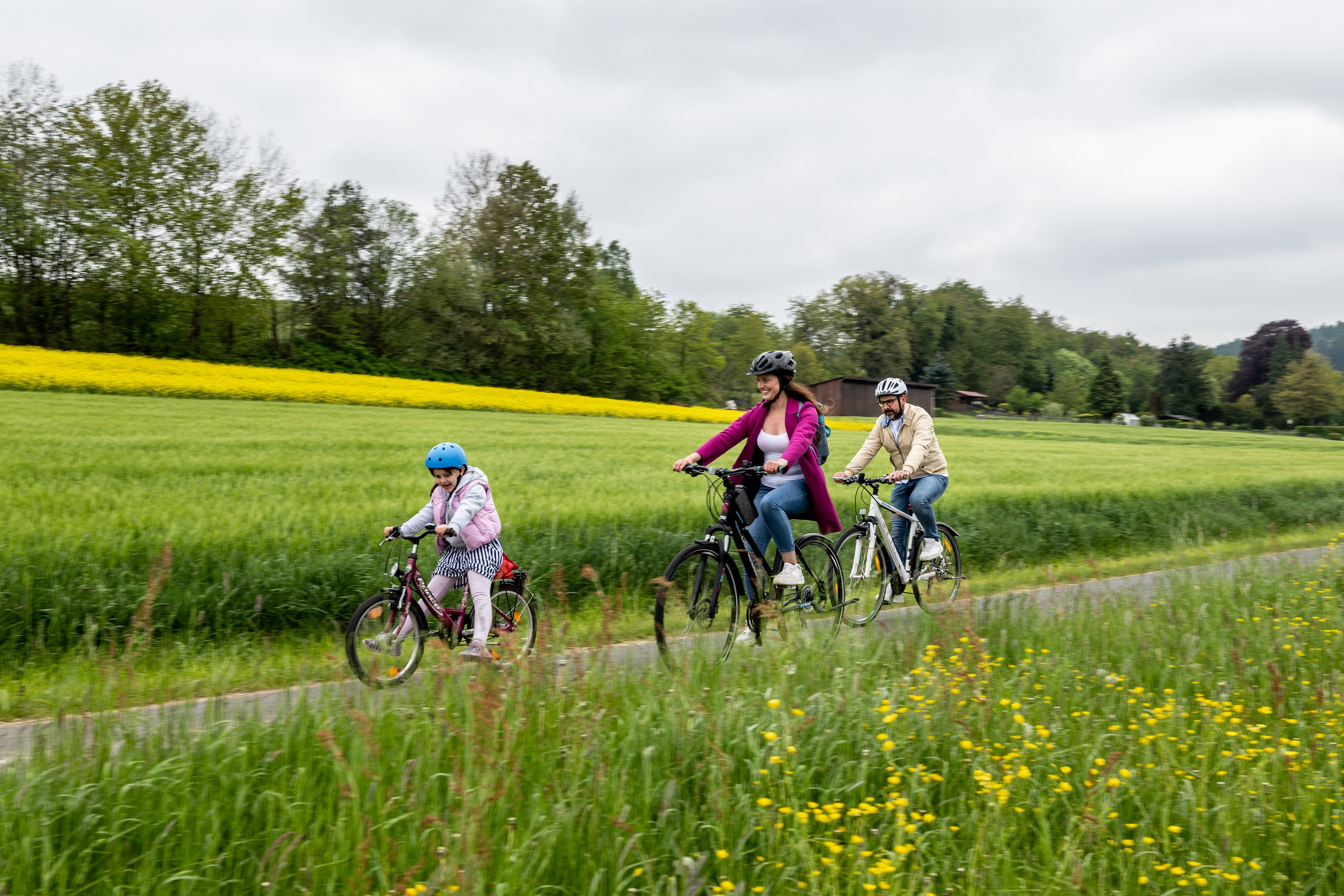 Railroad cycle path Rotkäppchenland