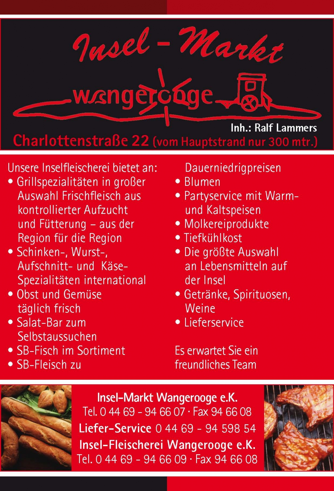 Wangerooge: Inselmarkt Wangerooge Lammers e. K. – Ostfriesland ...