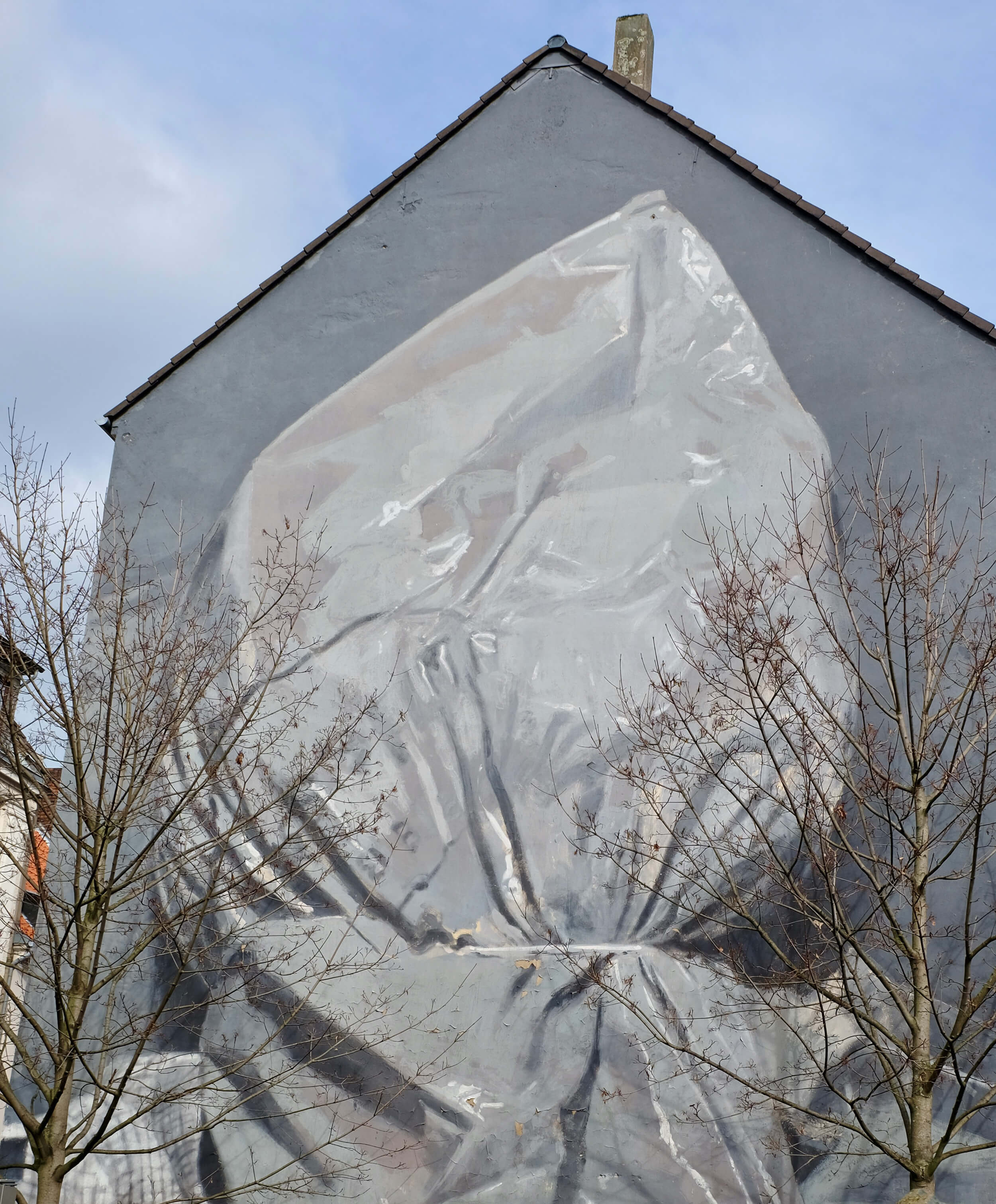 Suicide – Street Art in Köln-Mülheim von Axel Void