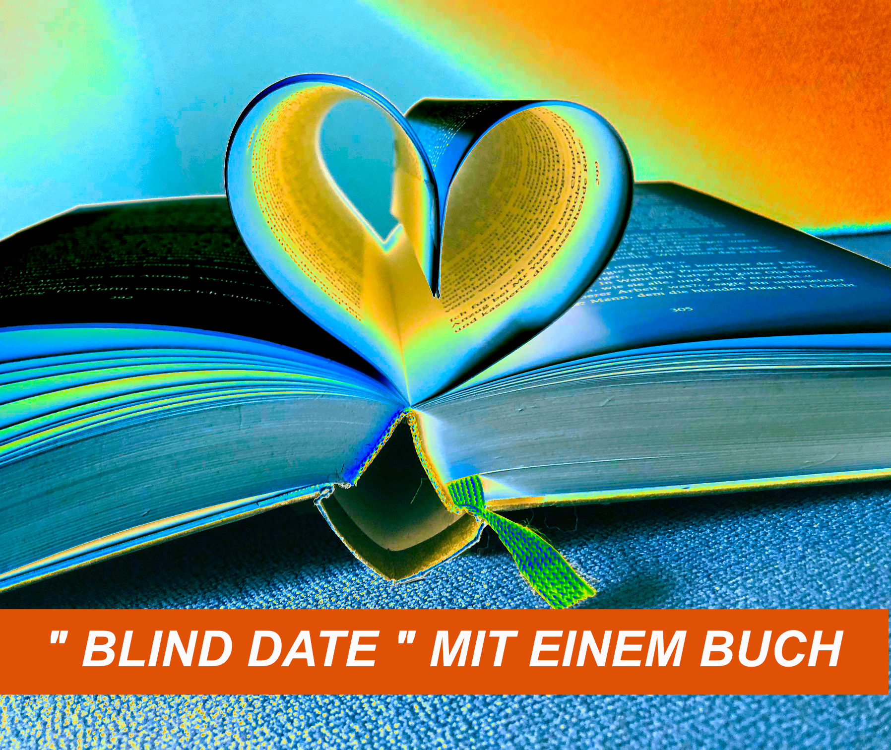 Bild date mit einem Buch