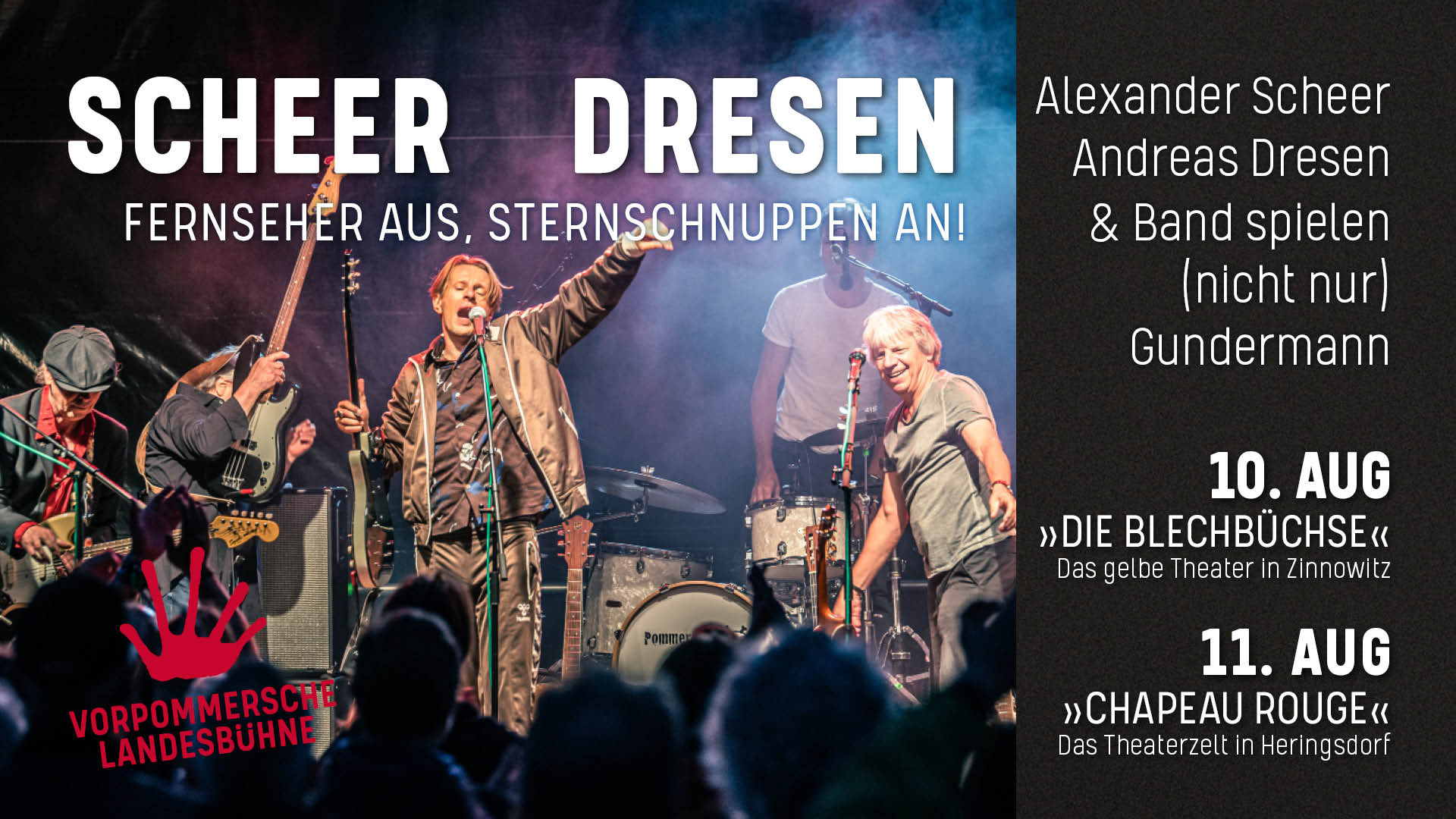Alexander Scheer / Andreas Dresen & Band Fernseher aus, Sternschnuppe ...