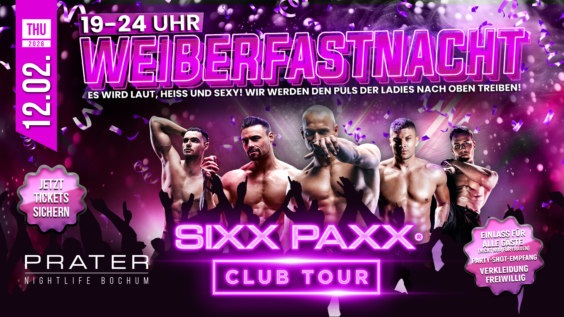 Weiberfastnacht – Der Kult im Prater – Bochum Tourismus