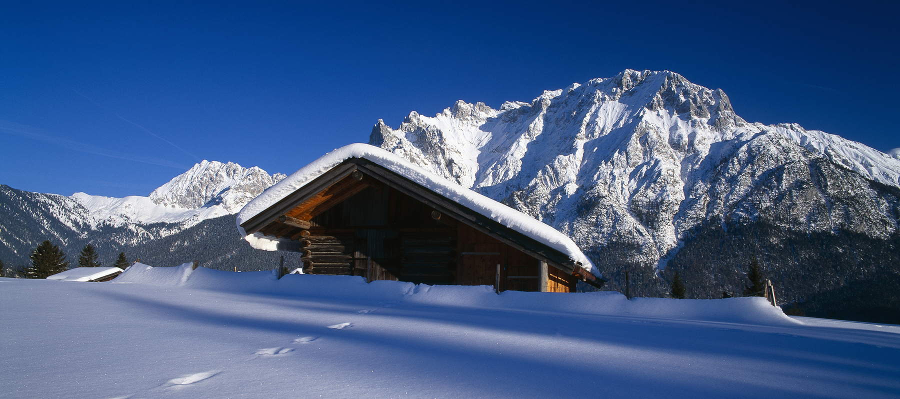 Winterwanderung über Riedboden und Hoffeld bei Mittenwald