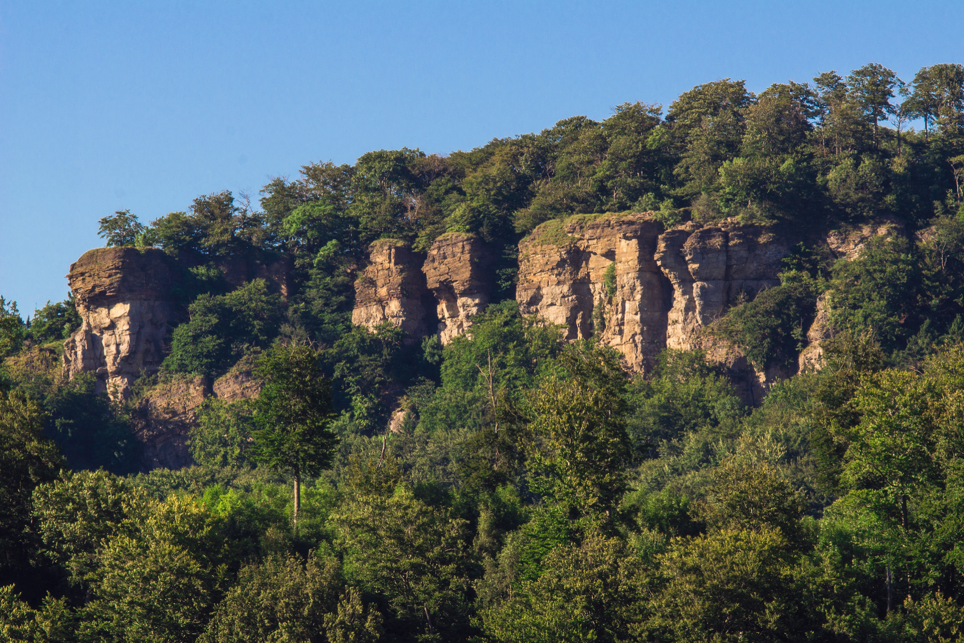 Die Klippen vom Hohenstein