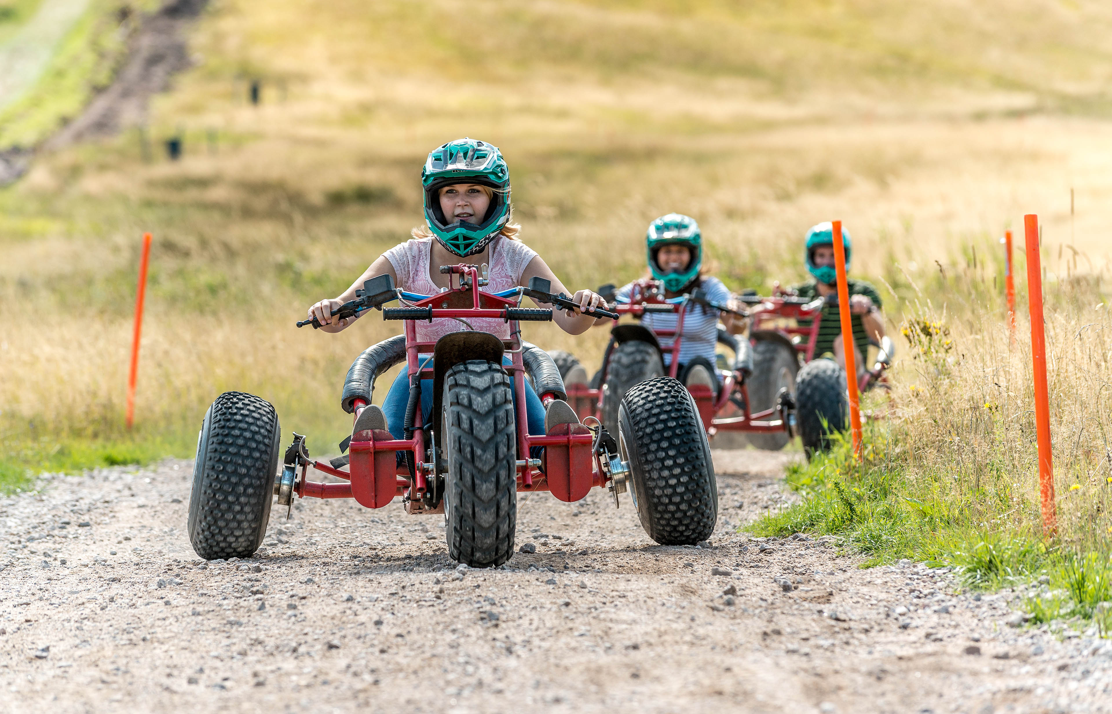 Downhill-Cart am Mehliskopf