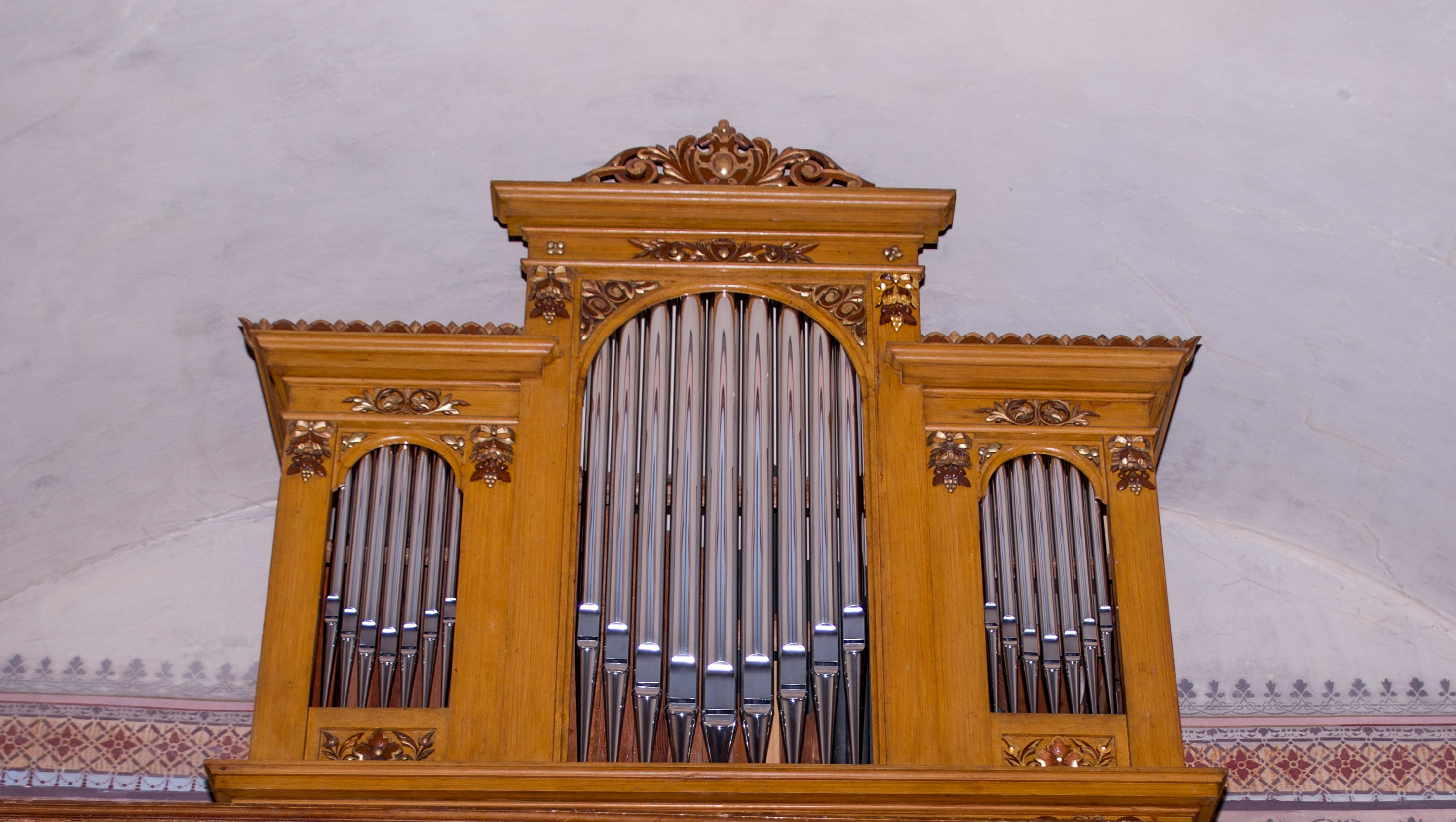 Gerhardt organ in the manor church of Kleinliebenau