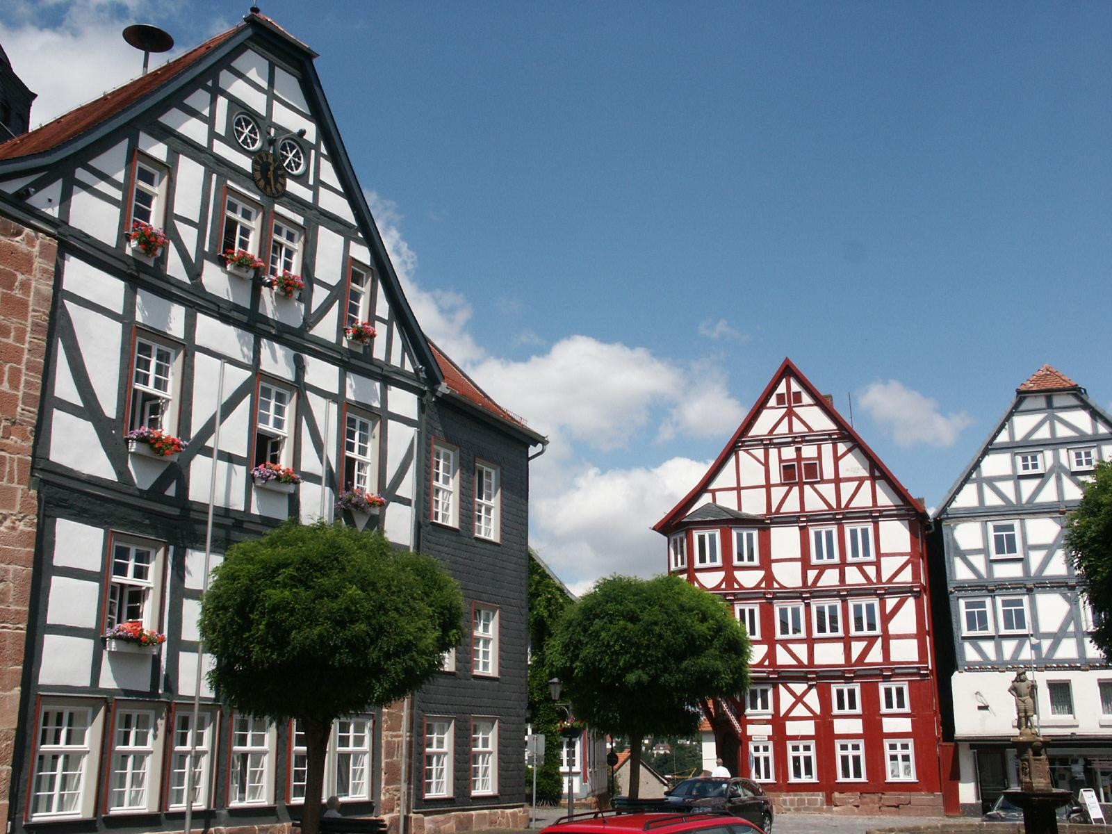 Altstadt Treysa mit Marktplatz